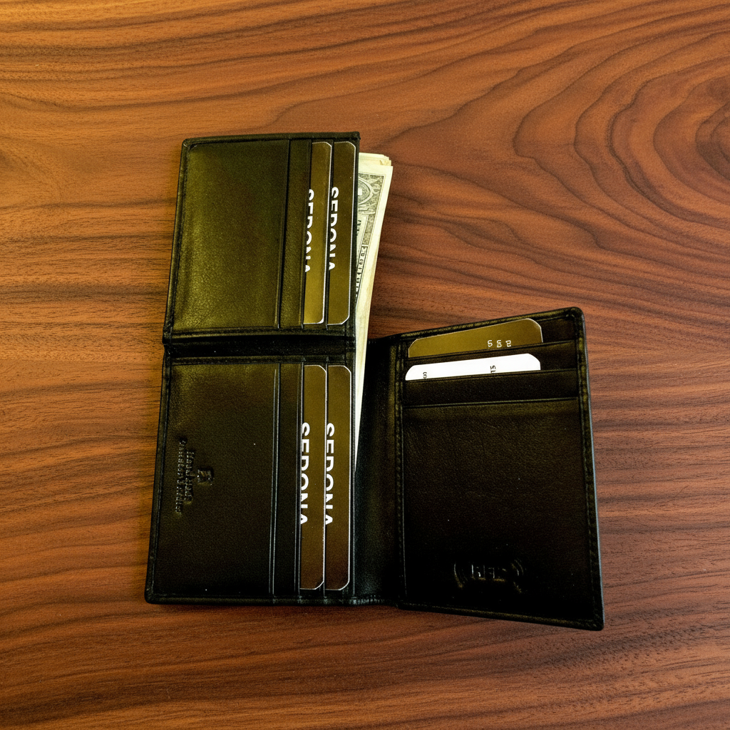 SEDONA® L Shaped Wallet with RFID – SEDONA® Leather Goods